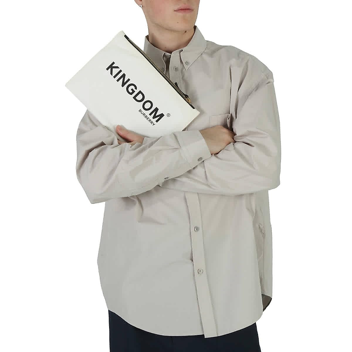 Burberry Medium Logo Flat Pouch