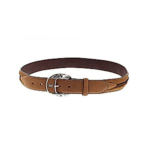 Justin Men's Fenced In, Bark, 36