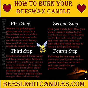 Honeybee Candle Gift Set / 100% Beeswax/Clean Burning/All Natural Candles/Pillar/Honeycomb/Bee Hive/Pure Bees Wax/Cute Votive