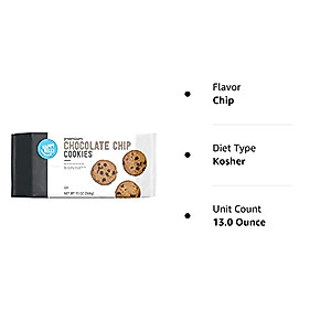 Amazon Brand - Happy Belly Premium Chocolate Chip Cookies, 13 Ounce