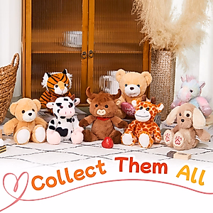 CozyWorld 12" Heartbeat Recordable Teddy Bear,Voice Recorder Plush Toy Stuffed Animal Soft Fuzzy Doll Gifts Messages Recording Playback for Kids Birthday Children's Day