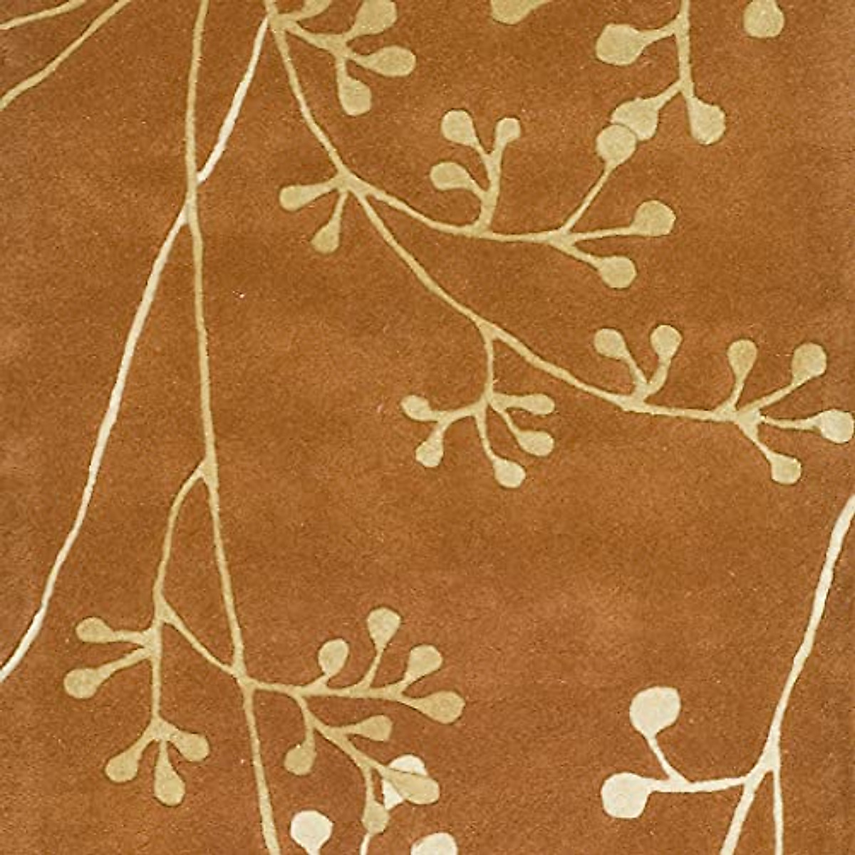 SAFAVIEH Soho Collection 2'6" x 8' Rust SOH305D Handmade Premium Wool Runner Rug