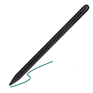 Electronic Stylus for iPad 5th Generation 9.7" 2017 Pencil,Type-C Rechargeable Active Capacitive Pencil Compatible with Apple iPad 5th Gen 9.7-inch Stylus Pens,Good on iPad Drawing Pen,Black
