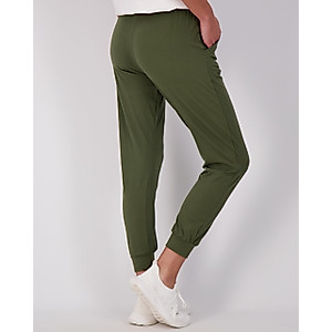 Real Essentials Women's Lounge Jogger Soft Teen Sleepwear Pajamas Fashion Loungewear Yoga Pant Active Athletic Track Running Workout Casual wear Ladies Yoga Sweatpants Pockets, Set 4, S, Pack of 3