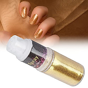 Golden Glitter Powder Face Body Paint Temporary Tattoo Nail Art Craft Glitter Powder Halloween Cosplay Party Art Stage Makeup 0.4oz