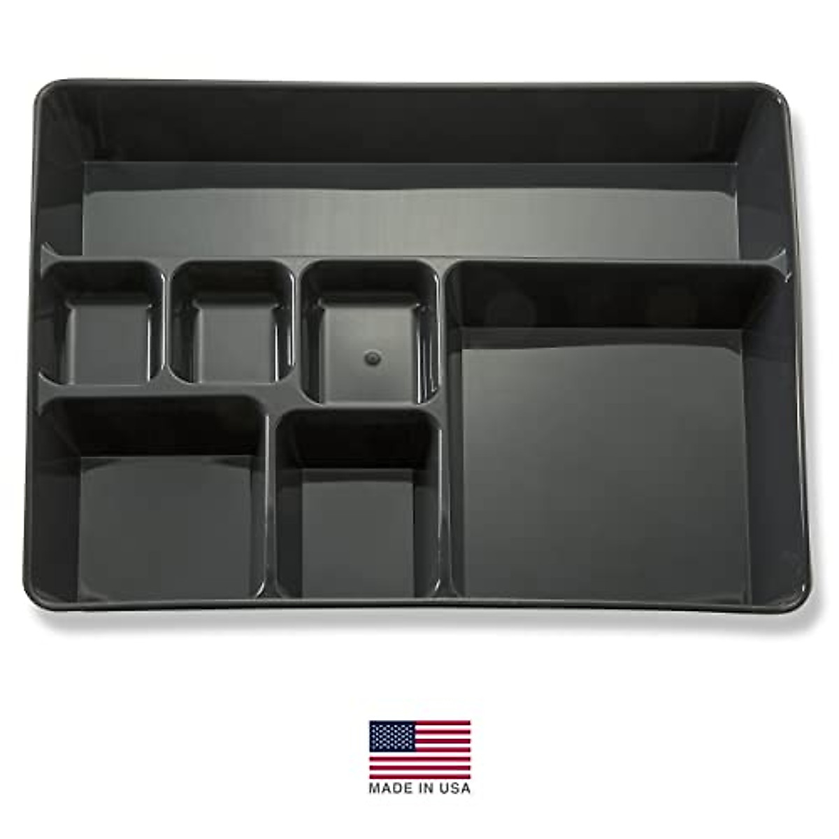 Officemate OIC, Achieva 30% Post Consumer Plastic Recycled Deep Drawer Tray, 15-1/8 X 11-1/2 X 2-1/4 in, Black
