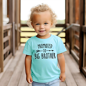 Promoted to Big Brother Arrow Sibling Reveal Announcement Shirt for Boys Big Brother Sibling Outfit Chill Shirt 2T