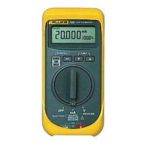 Fluke 705 Loop Calibrator, 28V Voltage, 24mA Current, 0.025 percent Accuracy