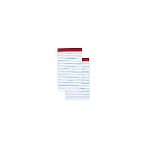 Mead Ruled Memo Pads, 2 7/16" x 4 1/4, White, 40 Sheets per Pad, 2 Pads per Pack, Pack Of 6 = 12 Pads