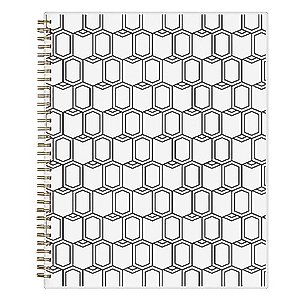 Blue Sky 2024 Weekly and Monthly Appointment Book and Planner, 8.5" x 11", Frosted Cover, Wirebound, Sheridan Black (137277-24)
