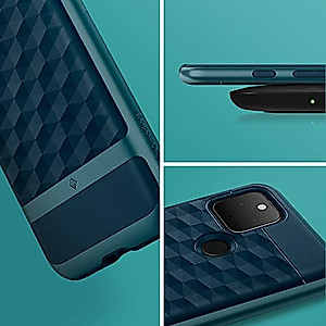 Caseology Parallax for Google Pixel 5 Case (2020) - Aqua Green