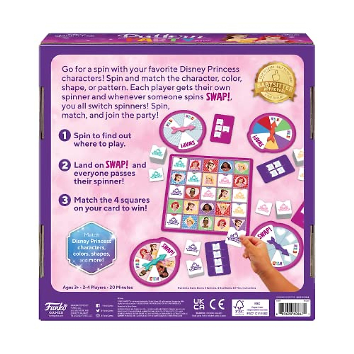 Funko Disney Princess Pattern Party Game