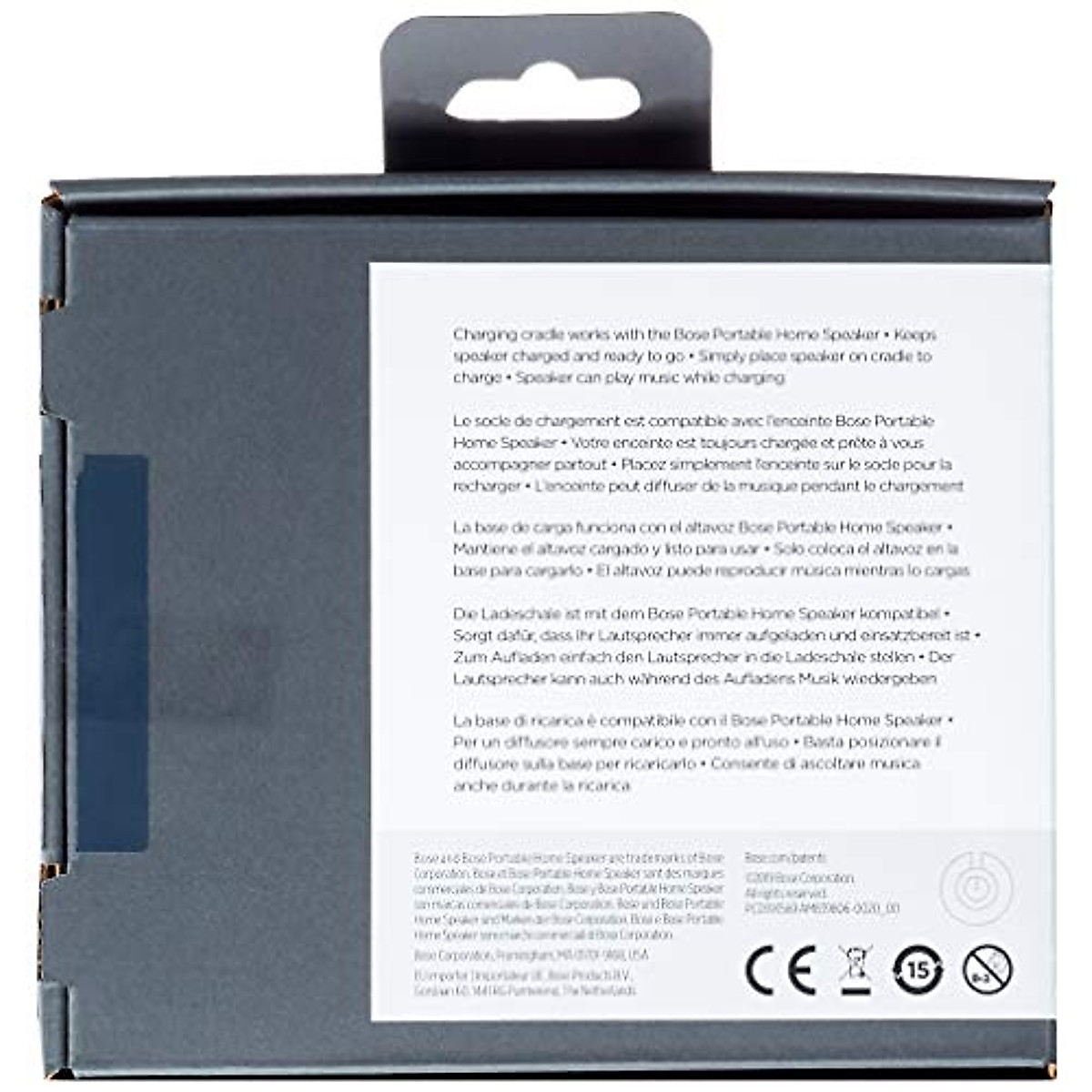 Bose Portable Home Speaker Charging Cradle, Silver