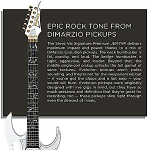 Ibanez Steve Vai Signature Premium JEM7VP - White