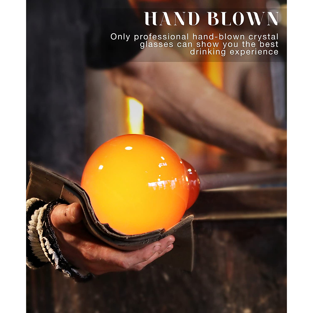 Square Wine Glasses Set of 4 | White Wine Glasses | 16oz | Premium Crystal Hand Blown Perfect for Red White Wine Goblets-Daily Use,Unique Wedding Anniversary or Birthday Gift