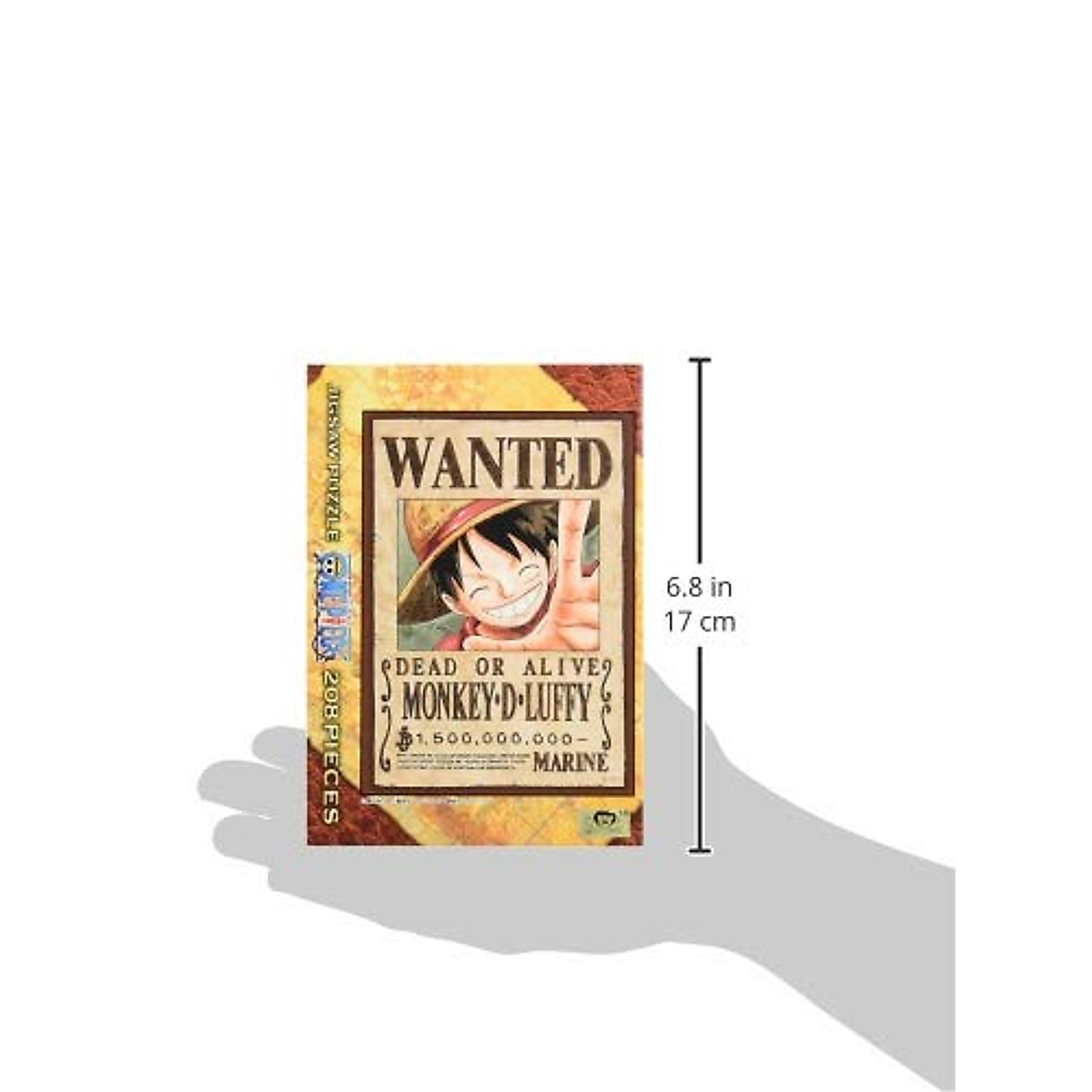 Ensky 208 Piece Jigsaw Puzzle One Piece Arrangement Monkey D Luffy (7.2 x 10.2 inches (18.2 x 25.7 cm)