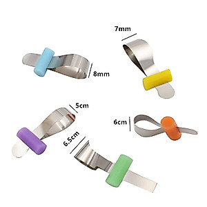 TEPTOARCH Lab Forming Sheet 50pcs/Box Orthodontic Sectional Contoured Metal Matrice Polyester Dentist Material for Adult/Child