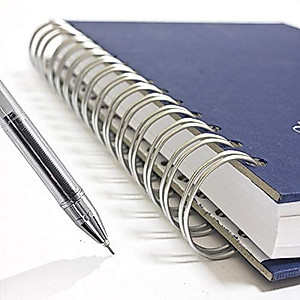 LOVENIMEN Gel Ink Rollerball Pens, Dong-a 0.38 mm, Fine Point Fine-Tech Excellent Smooth Writing, Metal Needle Tip Ink Pen - Black 12 Pack