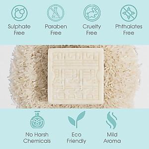 Thrivosh Rice Water for Hair Growth Shampoo Bar – 2 in 1 Shampoo and Conditioner Bar – pH Balanced Vegan Friendly Dry Shampoo Bar for All Hair Types – Anti-Loss and Repairing 100g