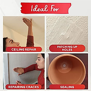 XFasten Drywall Repair Mesh Tape - 6-Inch X 90-Foot Mesh Tape for Drywall Repair, Fiberglass Drywall Patch Hole, Heavy Duty Wall Repair Mesh Spackle Tape, Wall Crack and Seam Repair Joint Tape