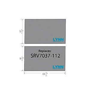 Lynn Manufacturing Replacement Quadrafire Baffle Board, 4300 ACC, SRV7037-112, Set of 2, 2363A