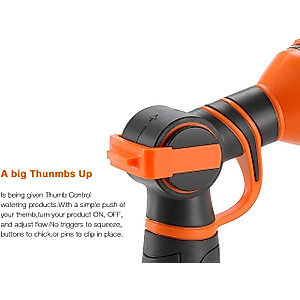 Giraffe Tools Garden Hose Nozzle 9 Adjustable Spray Modes Water Gun for Garden Hose Reel, Car Washing, Watering, Dog Washing PRO Model