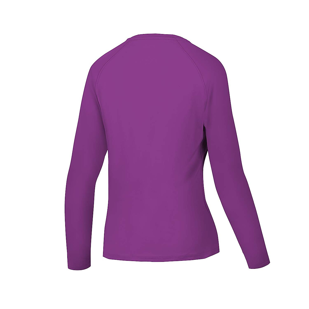 BASSDASH Women’s UPF 50+ UV Sun Protection T-Shirt Long Sleeve Fishing Hiking Performance Shirts Violet