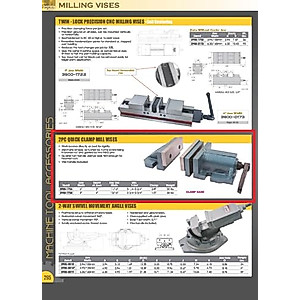 HHIP 3900-1726 2 Piece Quick Clamp Mill Vise, 6" Width x 3" Depth Jaw.375" Clamp (Pack of 1)
