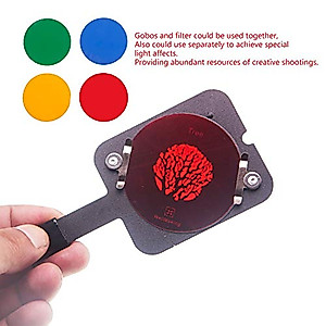 Wellmaking Bowens Mount Flash snoot conical Lens Video Artist Modelling Shape Light Studio use with Optical Lens Various Gobos Bowens Photography Accessories