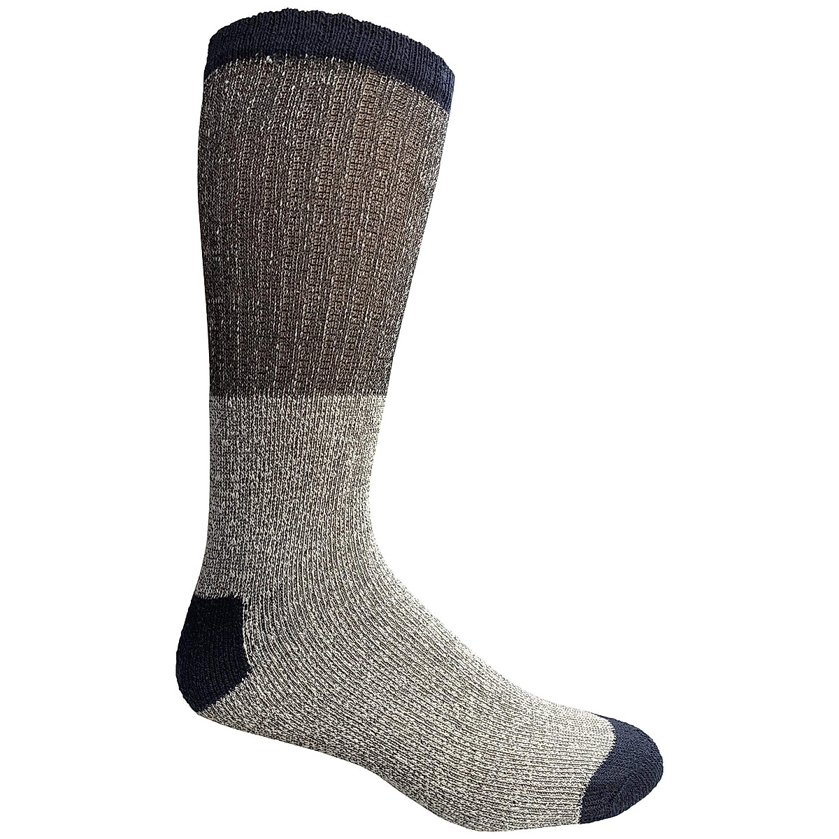 Yacht & Smith 120 Pair Bulk Pack Of Mens Winter Thermal Camping Boot Socks, Cotton Tube or Crew Sock