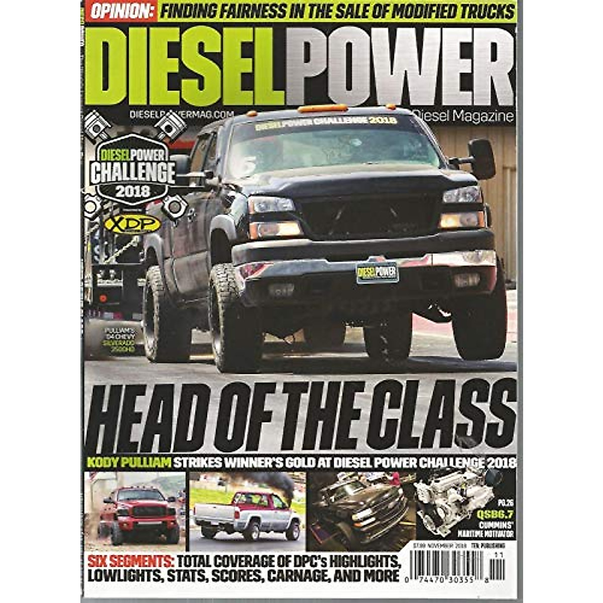 DIESEL POWER, THE WORLD'S LARGEST DIESEL MAGAZINE, NOVEMBER 2018, VOL.14, NO.11~