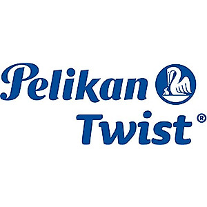 Pelikan Twist Fountain Pen with 1 Ink Cartridge, Medium Nib, Girly Rose, Boxed (806251)