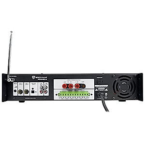 Rockville RCS180-6 180 Watt 6 Zone 70V Commercial/Restaurant Amplifier/Bluetooth
