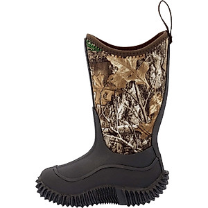 Muck Boot unisex child Kid's Hale Snow Boot, Brown/Real Tree Edge, 2 Big Kid US