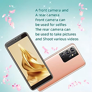 aderroo Unlocked Cell Phone, N25，Android Smartphone，Dual SIM Card，5.75-inch IPS Full-Screen，1GB RAM，8GB ROM，Front and Rear Cameras，Supports The SIM Card 3GWCDMA：850/2100MHZ(Blue)