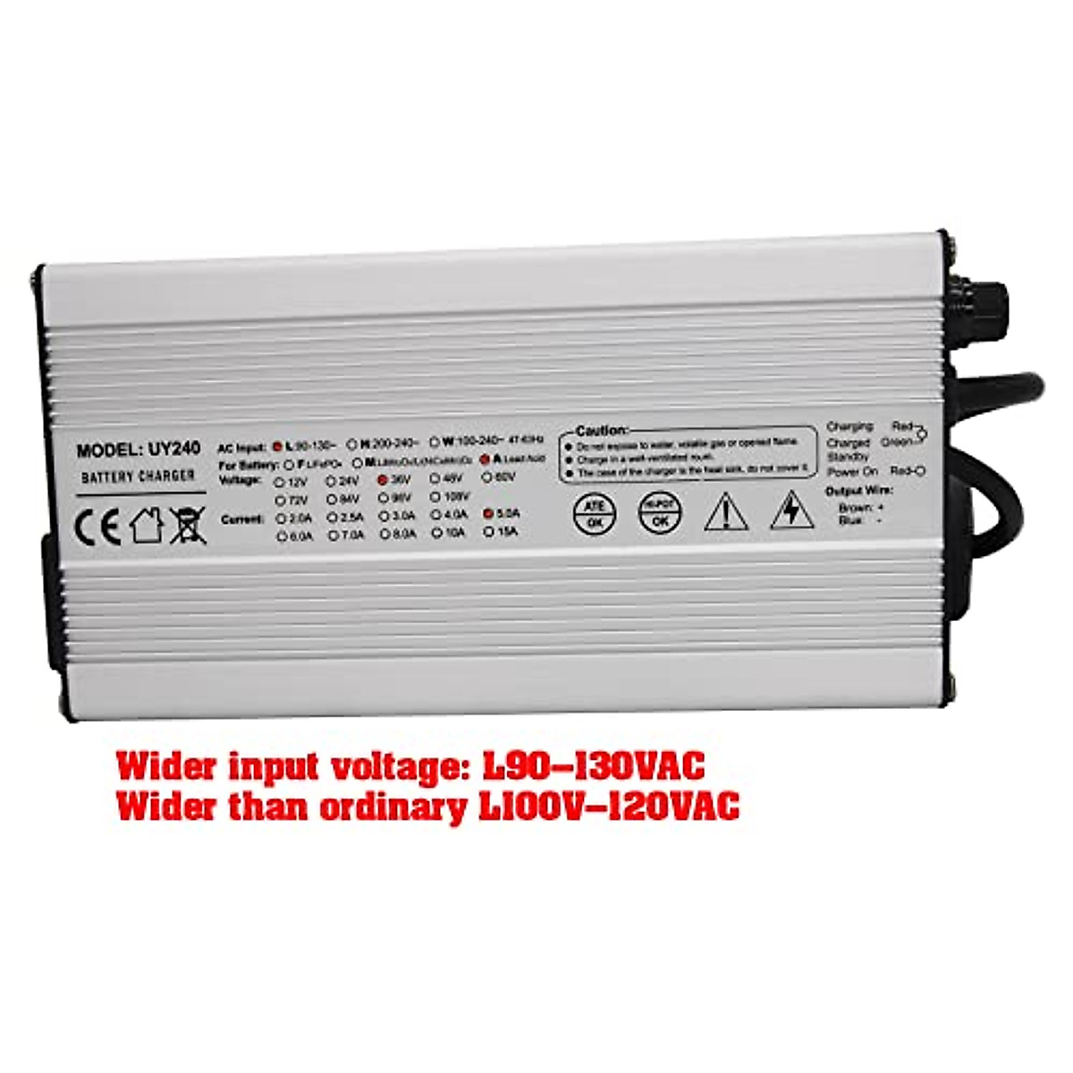 KEYHAO 36 Volt Charger for Golf cart Battery Charger for Ez Go Club Car EZgo TXT(D Style Plug)