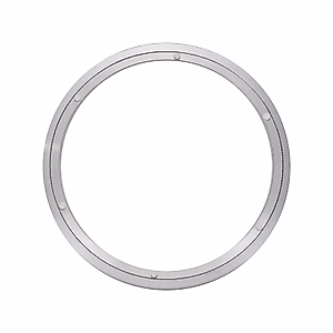 Tighall Aluminium Alloy Turntable Bearing Metal Round Dining Table Smooth Swivel Plate for Kaleidoscopes Tabletop Serving Lazy Susan Hardware（14 inch