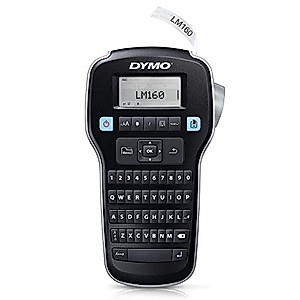 DYMO Label Maker | LabelManager 160 Portable Label Maker, Easy-to-Use, One-Touch Smart Keys, QWERTY Keyboard, Large Display, for Home & Office Organization (Renewed)