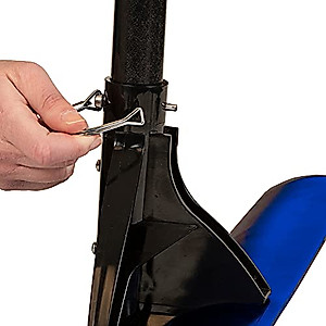 EarthWay Polar Tech 93005 21 Inch Residential Snow Shovel with Ergonomic Handle Quick Assembly Pin and Stow & Go Option Impact Resistant Construction