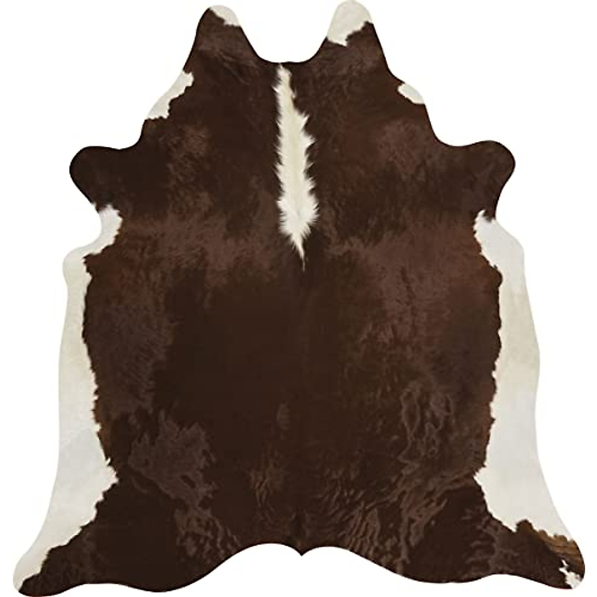 Hereford Cowhide Rug Cow Hide Skin Leather Area Rug: XL