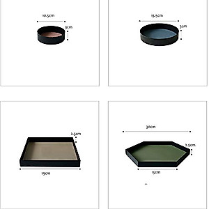 Serving Tray Food Tray Stackable Creative Food Tray Tray Serving Tray Set for Food Breakfast Dinner Coffee Table Parties Restaurants