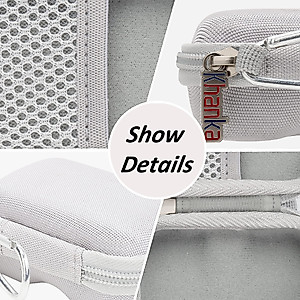 khanka Hard Travel Case Compatible with iWALK/Charmast/KKD/Abnoys/VEGER/Taegila Small Portable Charger 3350mAh 4500mAh 4800mAh 5000mAh 5200mAh 8000mAh Ultra-Compact Power Bank, Case Only (White)