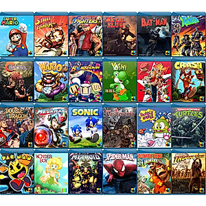 BeiErMei Raspberry Pi 4B 400 Game System Retropie RetroArch EmulationStation Preloaded 64GB Games Plus Data with Class 10 MicroSD TF Card, Only Work with Raspberry Pi 4B 400, KODI+LXDE Video Previews