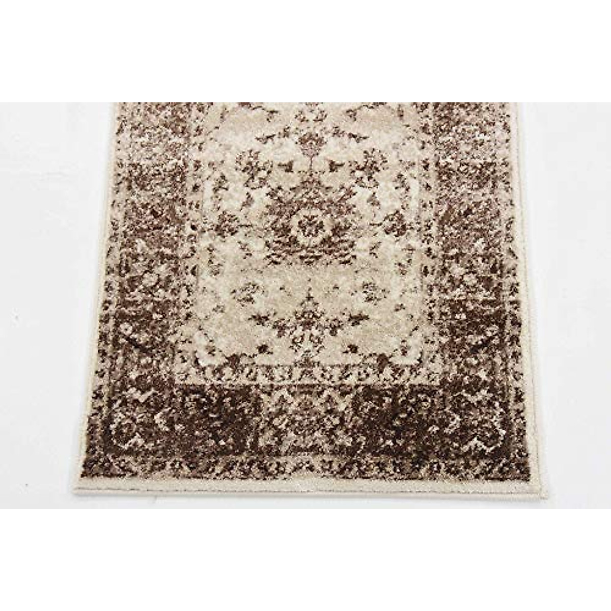 Unique Loom Rushmore Collection Area Rug - Lincoln (2'x 6' 1" Runner, Cream/ Beige)