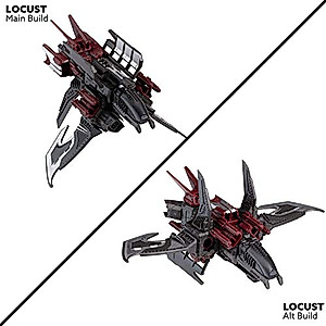 Snap Ships — Locust K.L.A.W. Stealth Craft — Construction Toy for Custom Building and Battle Play — Ages 8+