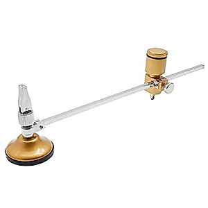 LDEXIN 23.6" (60cm) Circular Glass Cutter with Suction Cup, Adjustable Compasses Type Glass Circle Cutting Tool