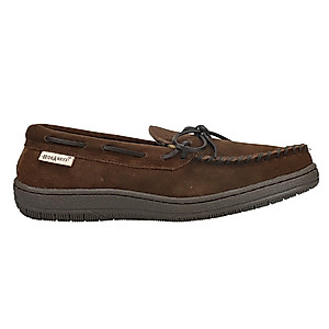 L.B. Evans Men's Marion Moccassin, Chocolate, 12 M US