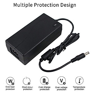 24V AC Adapter Replacement for FUJITSU Image Scanner FI-Series fi-7160 fi-7180 fi-7260 fi-7280 fi-5120C fi-5220 fi-5530C fi-5530C2 fi-6110 fi-6130 fi-6140 fi-6230 fi-6240 Power Supply Cord Charger