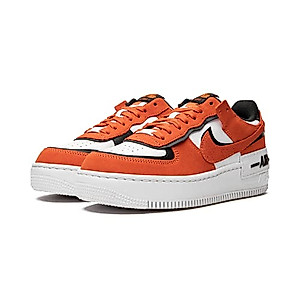 Nike Women's Lowtop Basketball Shoe, Rush Orange/Black-guava Ice, 8