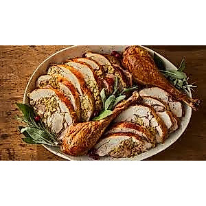 Creole Food Turducken (Boudin, 5lb) - Gourmet Stuffed Poultry Delight - Pre-Seasoned and Ready for Cooking to Simplify Your Holiday Cooking - A Suculent Trio of Turckey, Duck, and Chicken - Elevate your Holiday Dining Experience and Savor the Incredible F